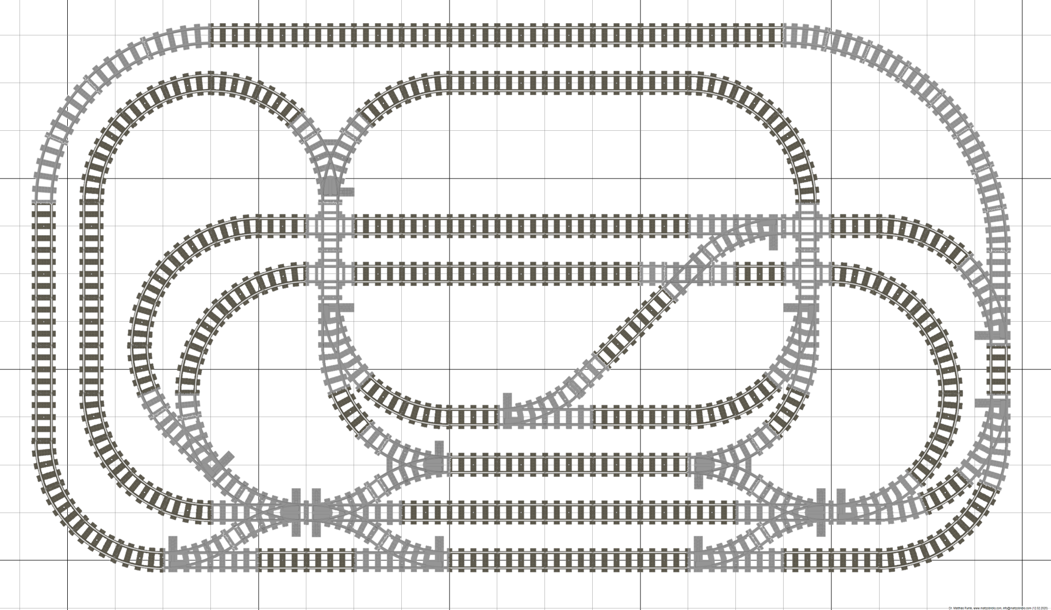 TrixBrix Sample Layouts – MattzoBricks