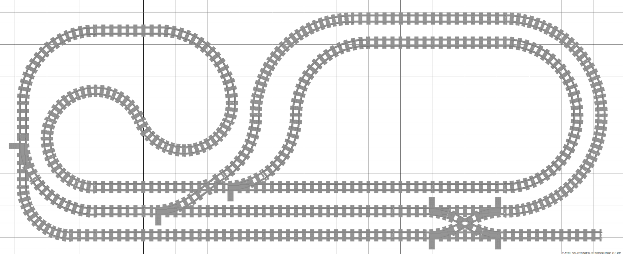 TrixBrix Narrow Gauge Layouts – MattzoBricks
