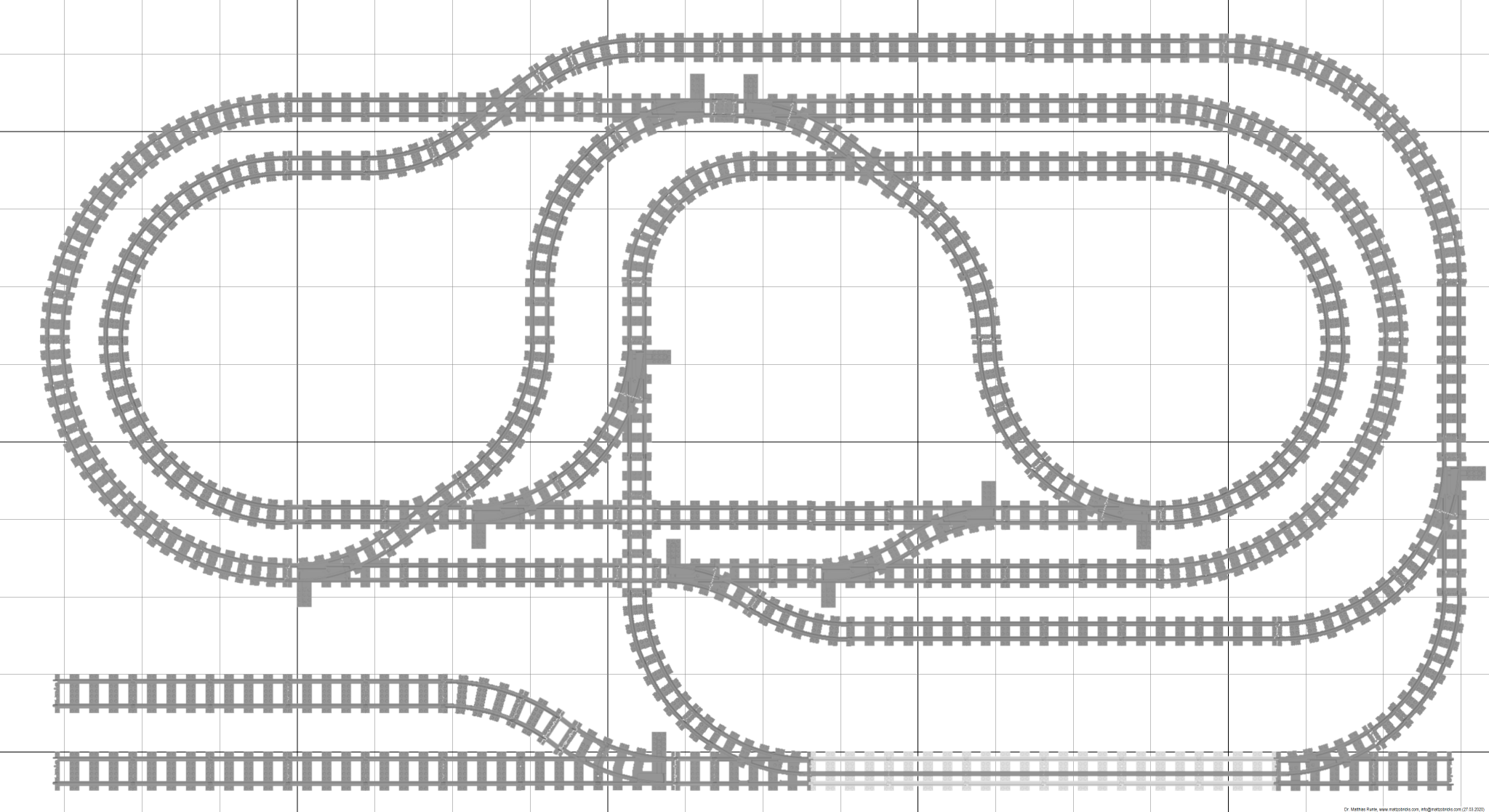 TrixBrix Narrow Gauge Layouts – MattzoBricks