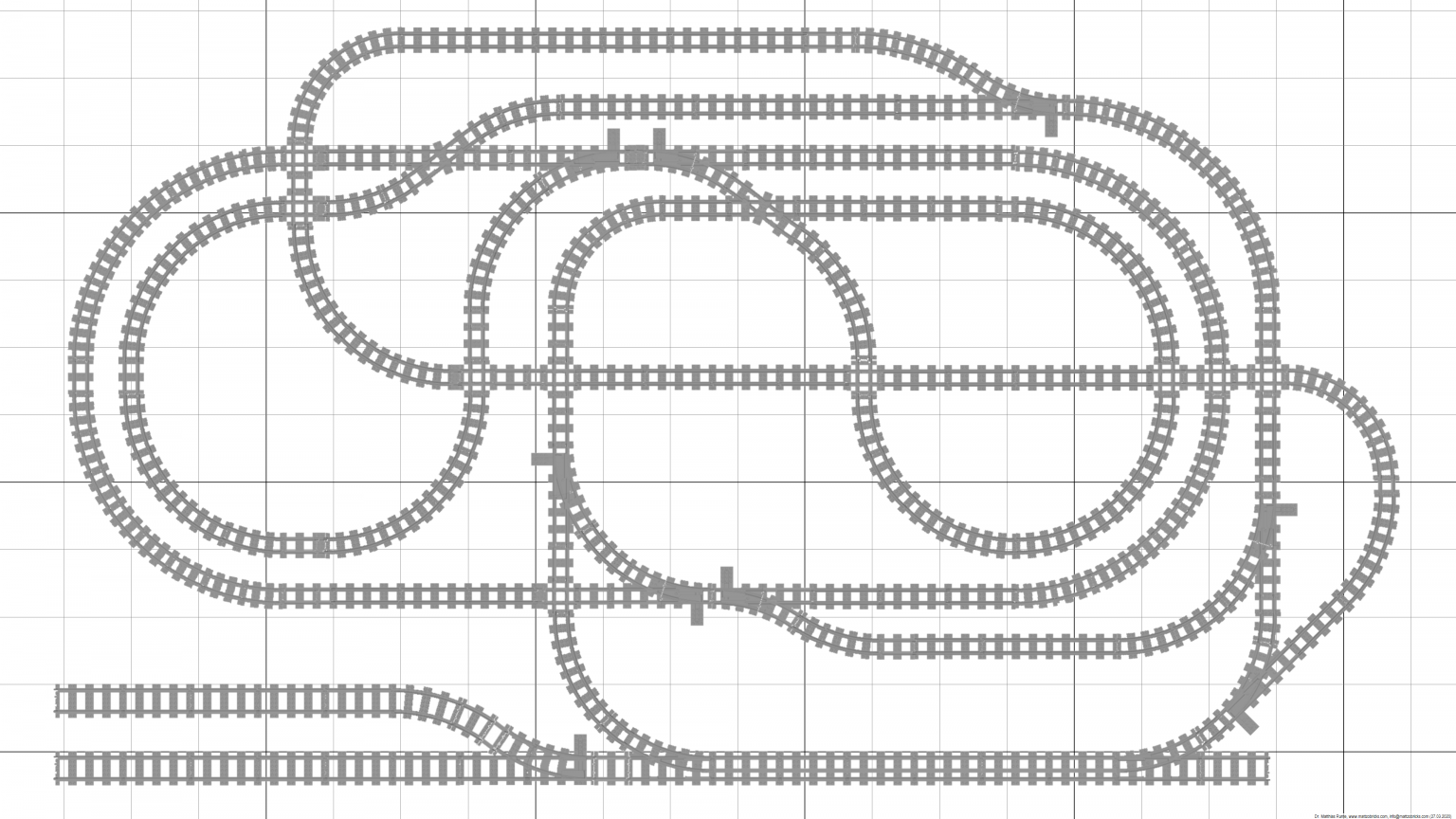 TrixBrix Narrow Gauge Layouts – MattzoBricks