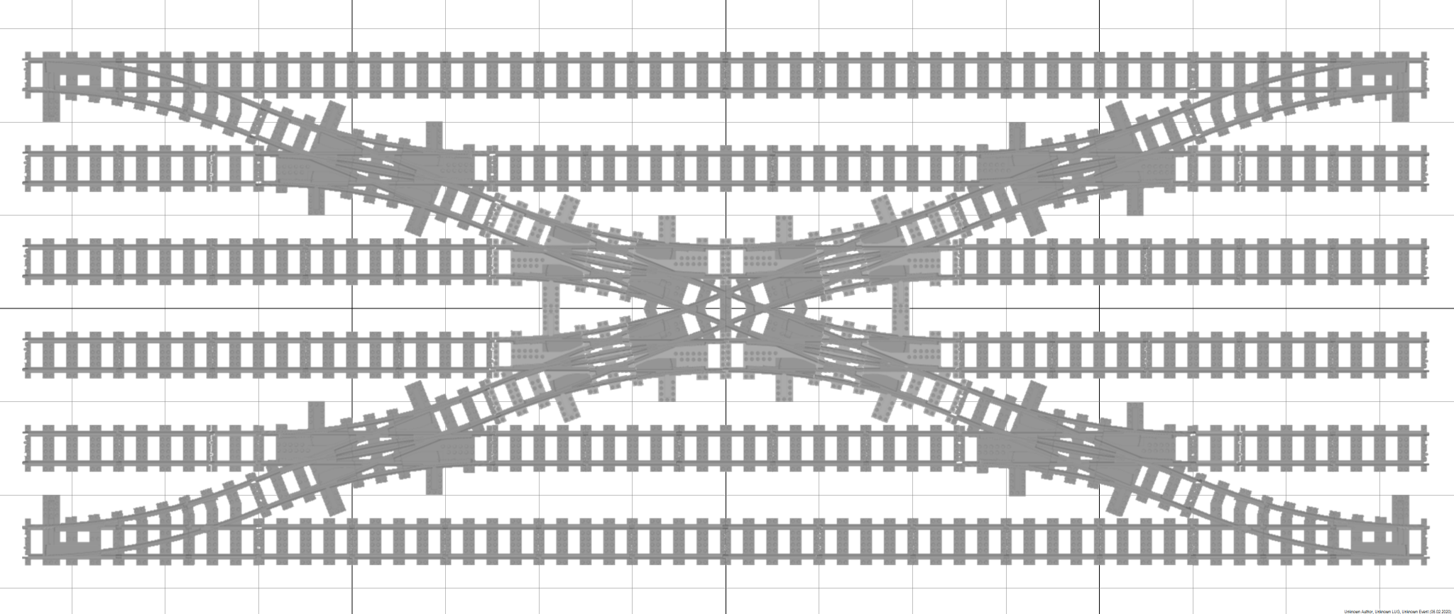 TrixBrix presents Double Slip Crossover R104 – MattzoBricks