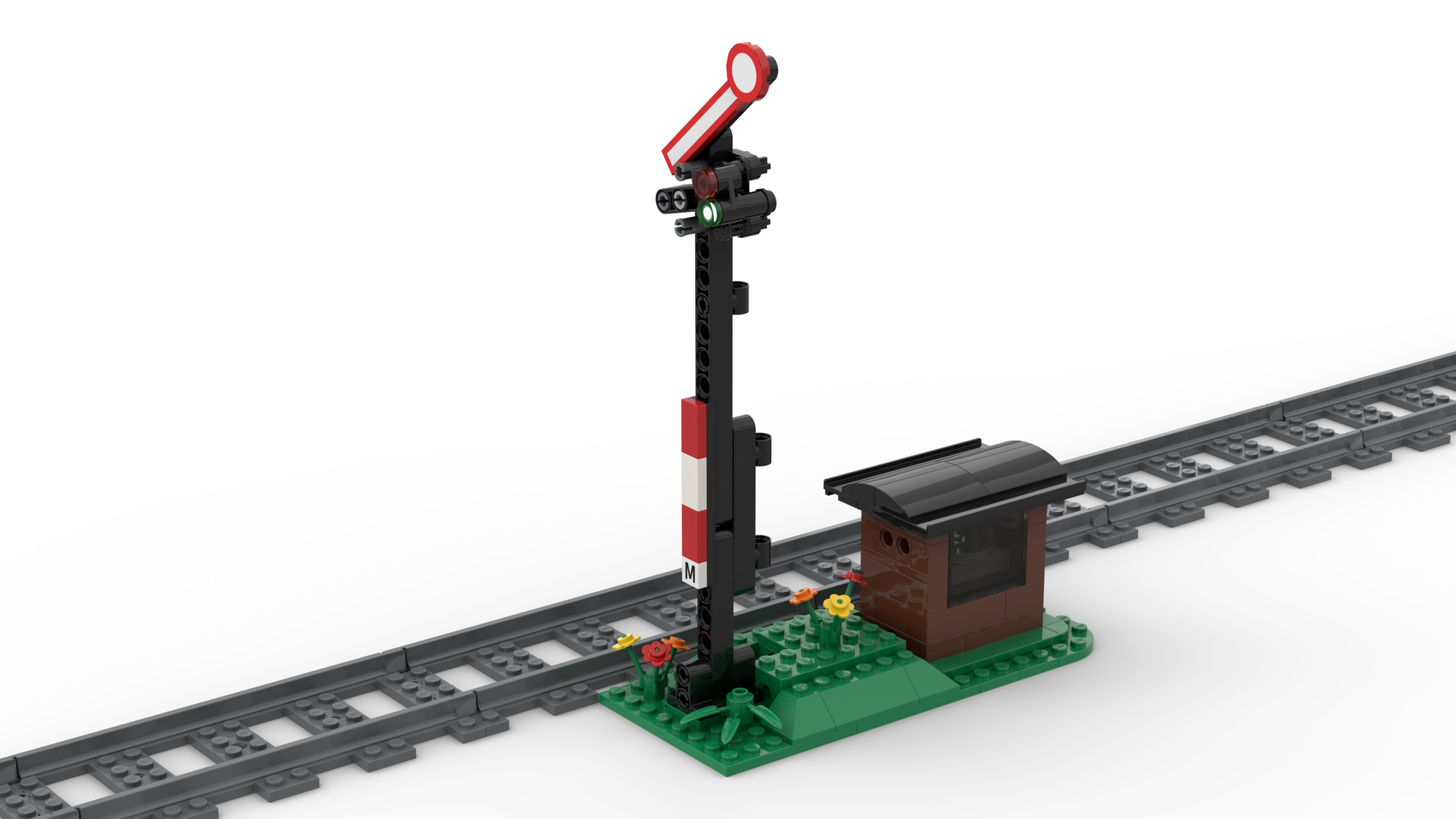 German Semaphore Main Signal – MattzoBricks