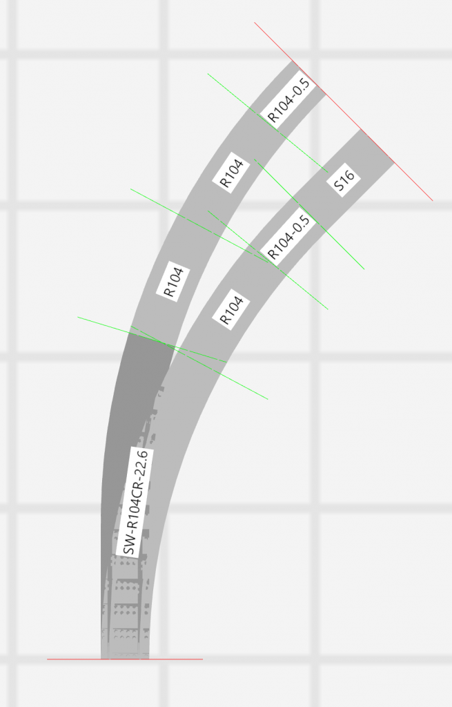 Geometry: R104 Curved Switches – MattzoBricks