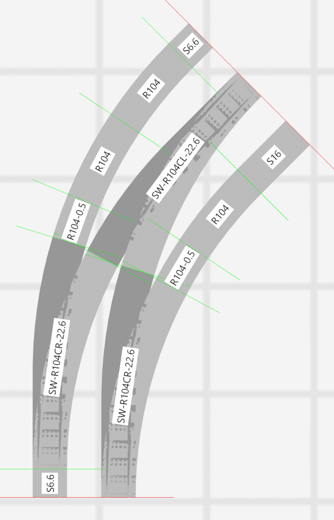 Geometry: R104 Curved Switches – MattzoBricks