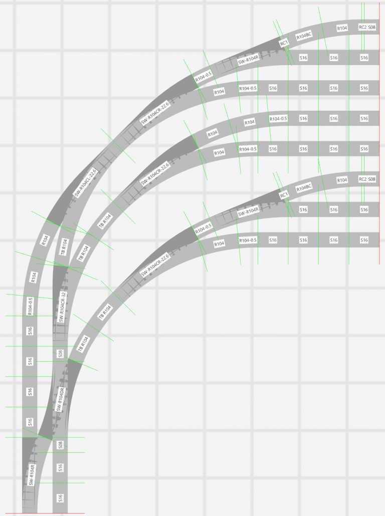 Geometry: R104 Curved Switches – MattzoBricks